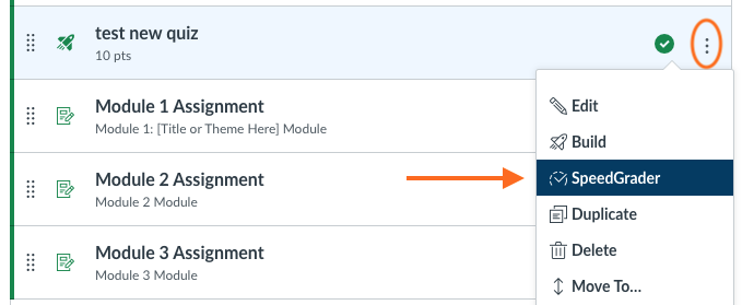 Canvas Updates: Accessing SpeedGrader for New Quizzes – FOCUS