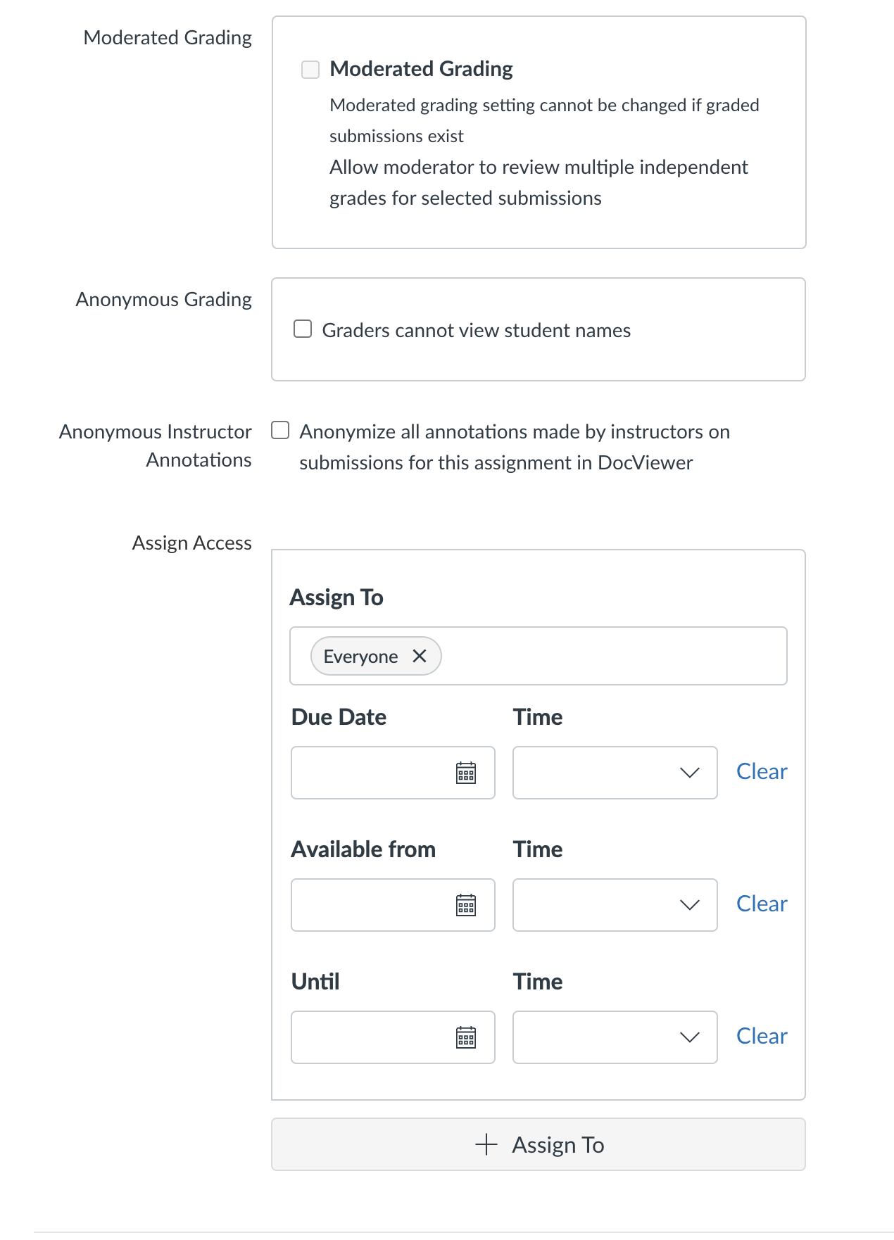 Canvas Update to the Update: “Assign To” Feature Is Getting Simplified – FOCUS
